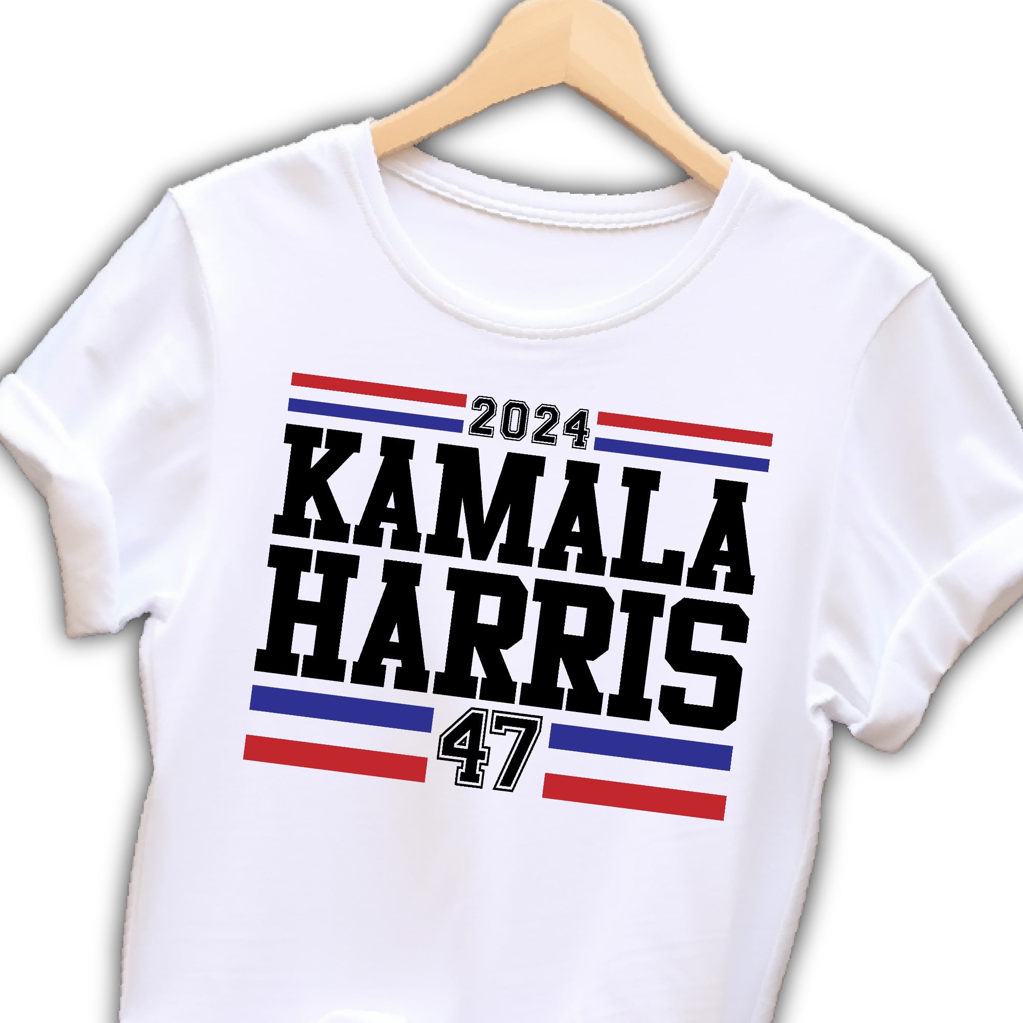 Kamala Harris 47 th President Cotton Crew Neck T-Shirt - Walmart.com