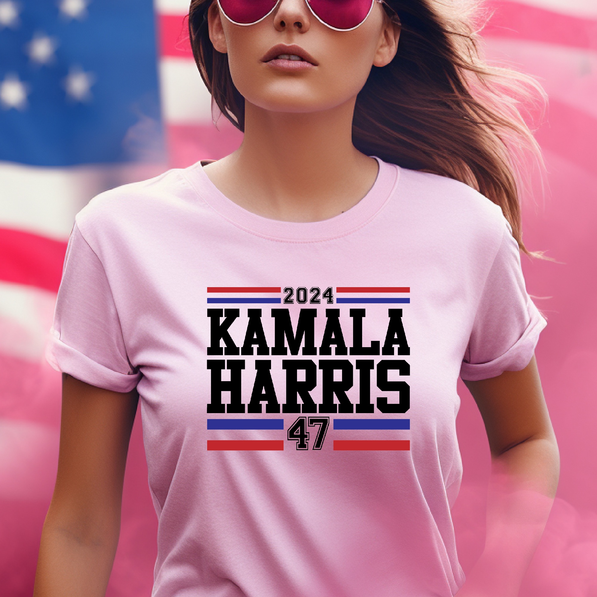 Vote For 2024 President Kamala-Harris 2024 President T-Shirt - Walmart.com
