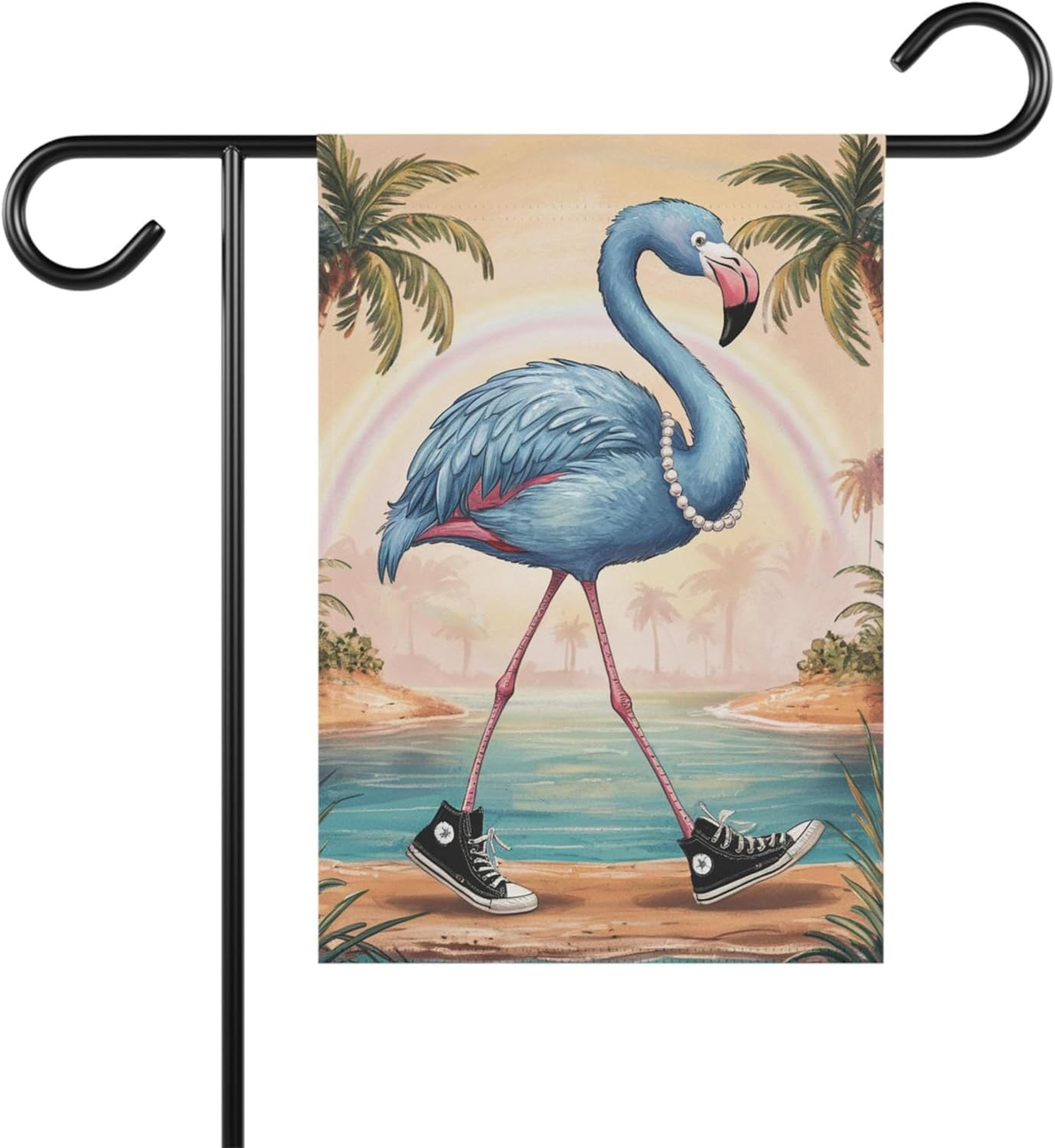 Kamala Harris Blue Flamingo Flag, Flamingo Democrat Garden Sign ...