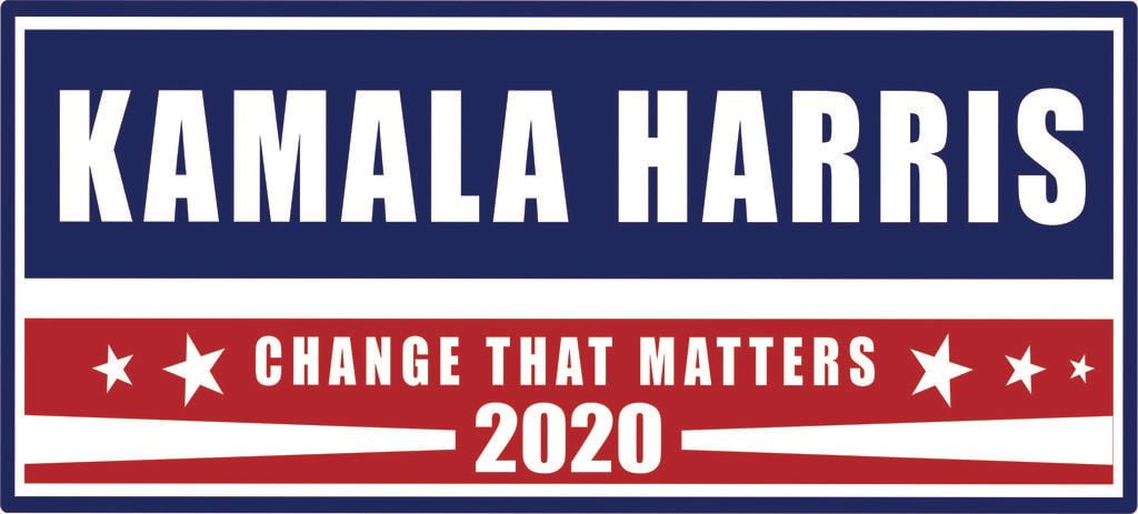 Kamala Harris Campaign Sign Vinyl Sticker Car Window Bumper Decals for ...