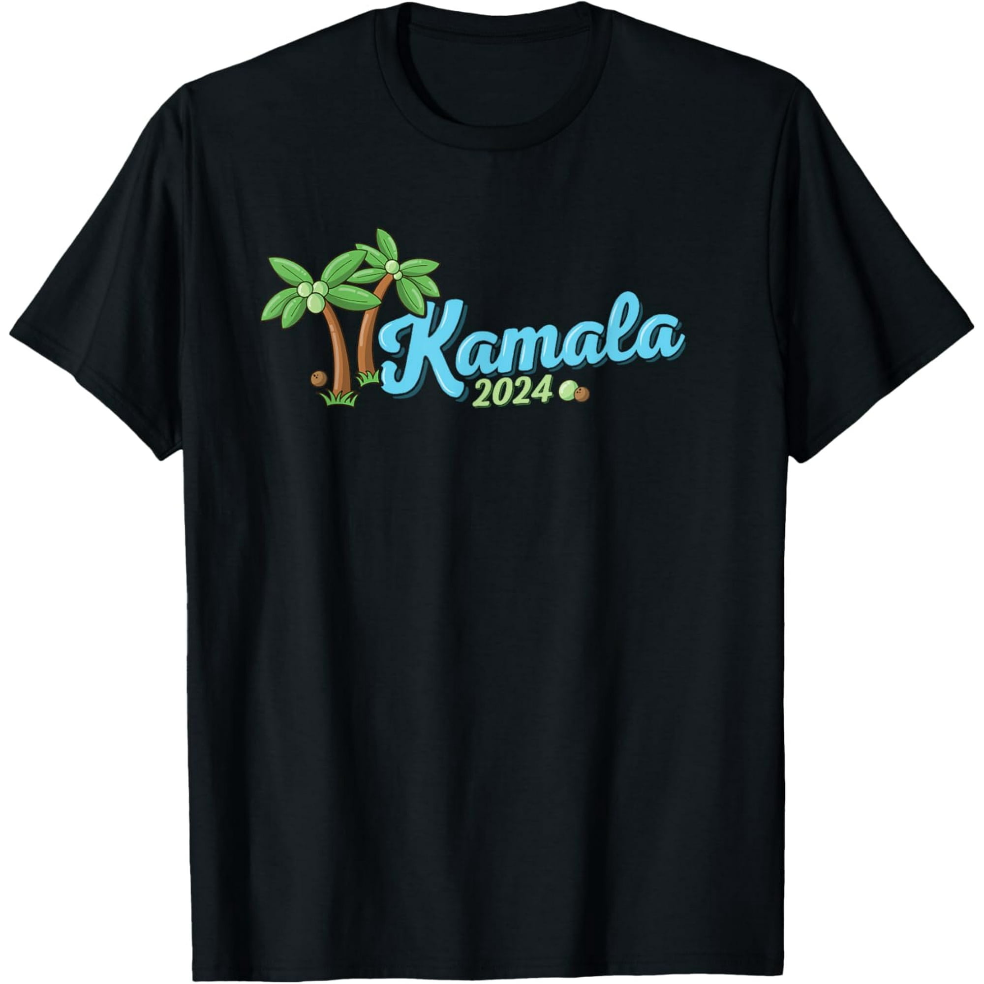 Kamala Harris Coconut Tree 2024 Democrat For President T-Shirt ...