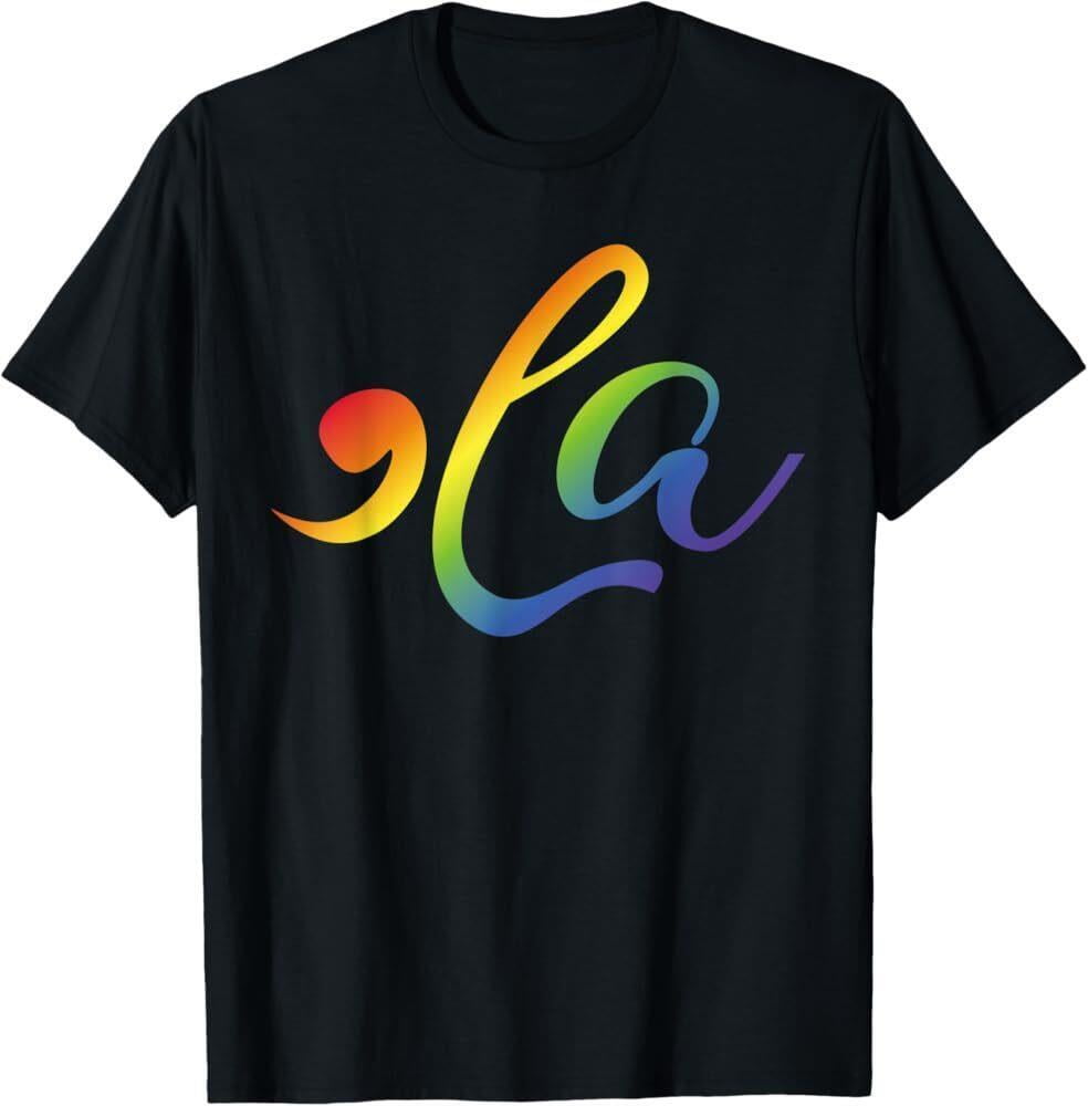 Kamala Harris Comma La Lgbt Pride T Shirt