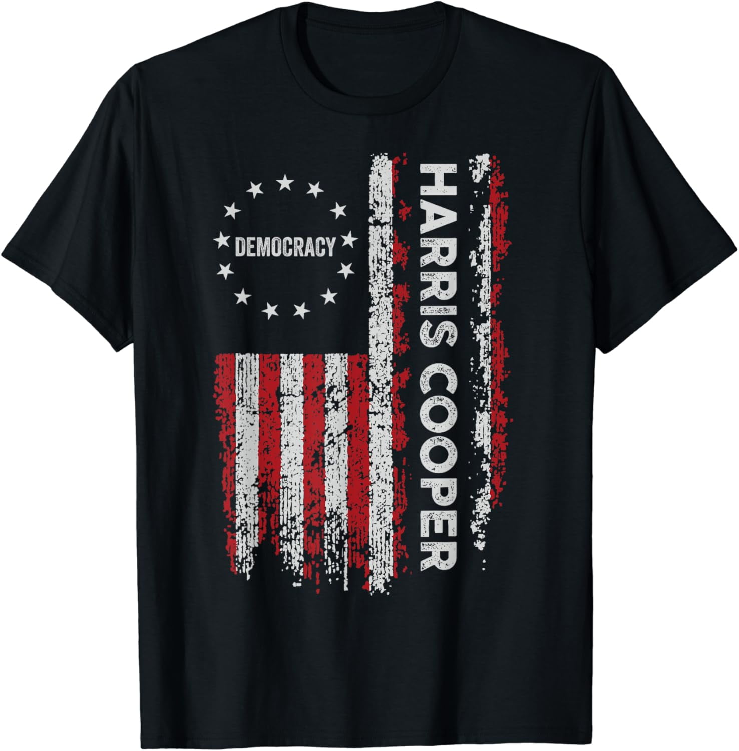 Kamala Harris Cooper 2024 US Flag - Democratic VP President T-Shirt ...