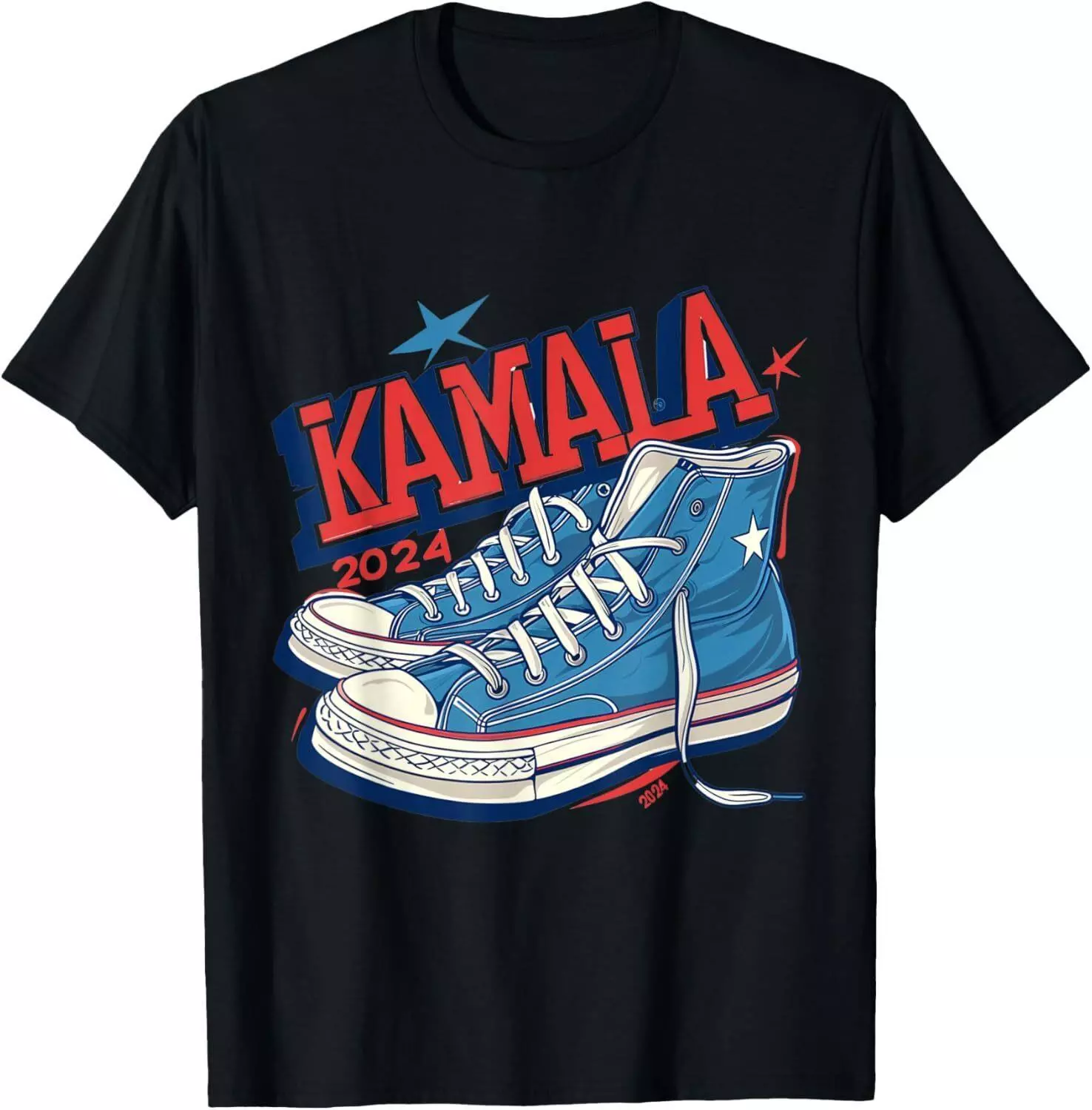 Kamala Harris Election Sneakers 2024 President Comma La La T Shirt
