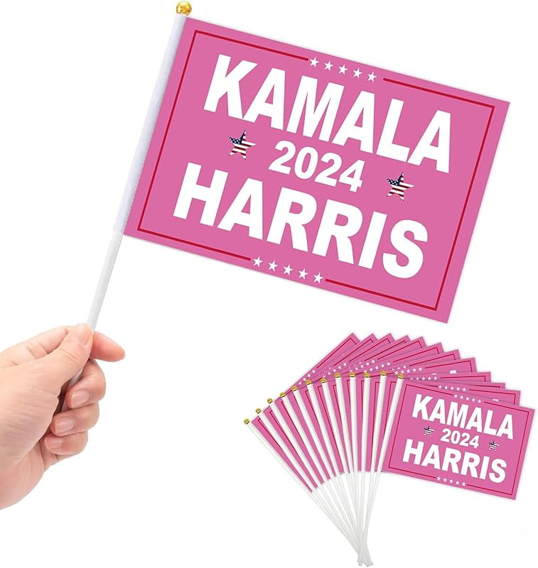 Kamala Harris Flag Kamala Harris 2024 For President Hand Held Small ...