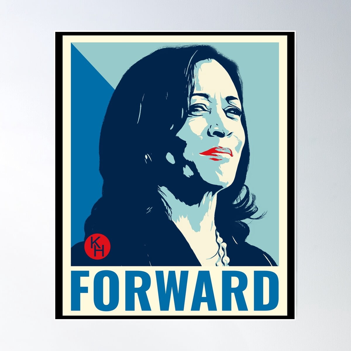 Kamala Harris Forward 2024 Presidential Election President Poster Wall ...