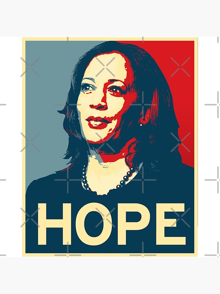 Kamala Harris - HOPE Poster Framed-unframed - Walmart.com