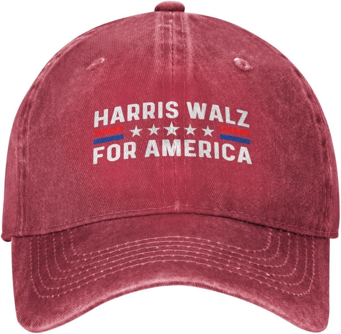 Kamala Harris Hat Tim Walz 2024 Hat Harris Walz for America Cap Women ...