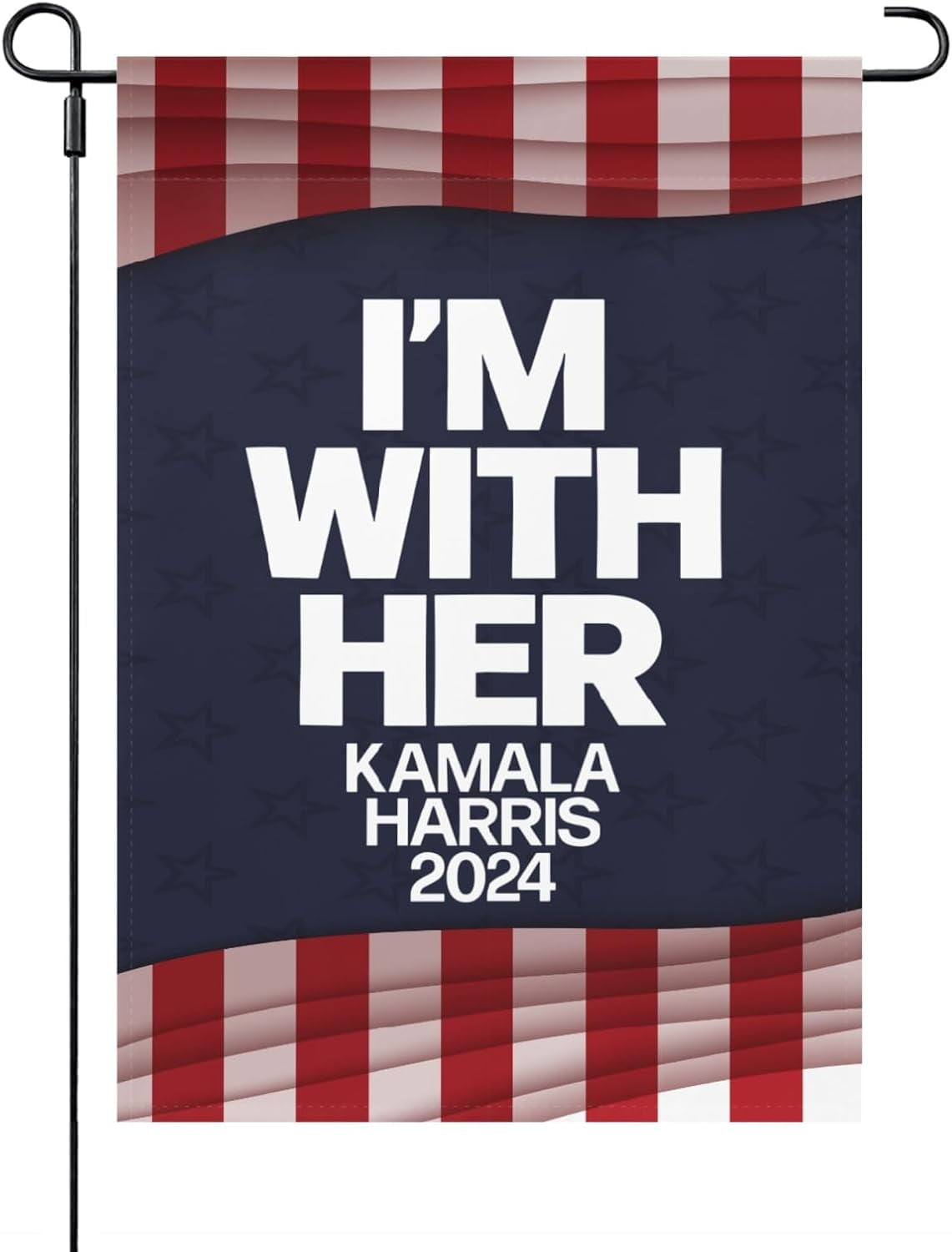 Kamala Harris I'm With Her Garden Flags Decorative House Flag For Porch ...