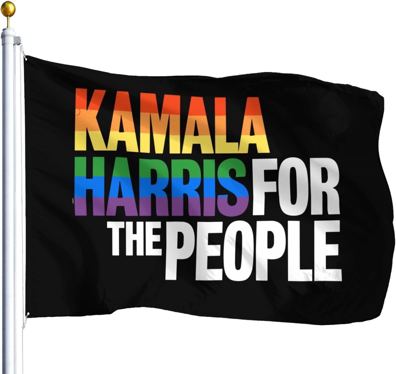 Kamala Harris LGBT Pride Biden Harris 2024 Flags Outdoor Vintage ...