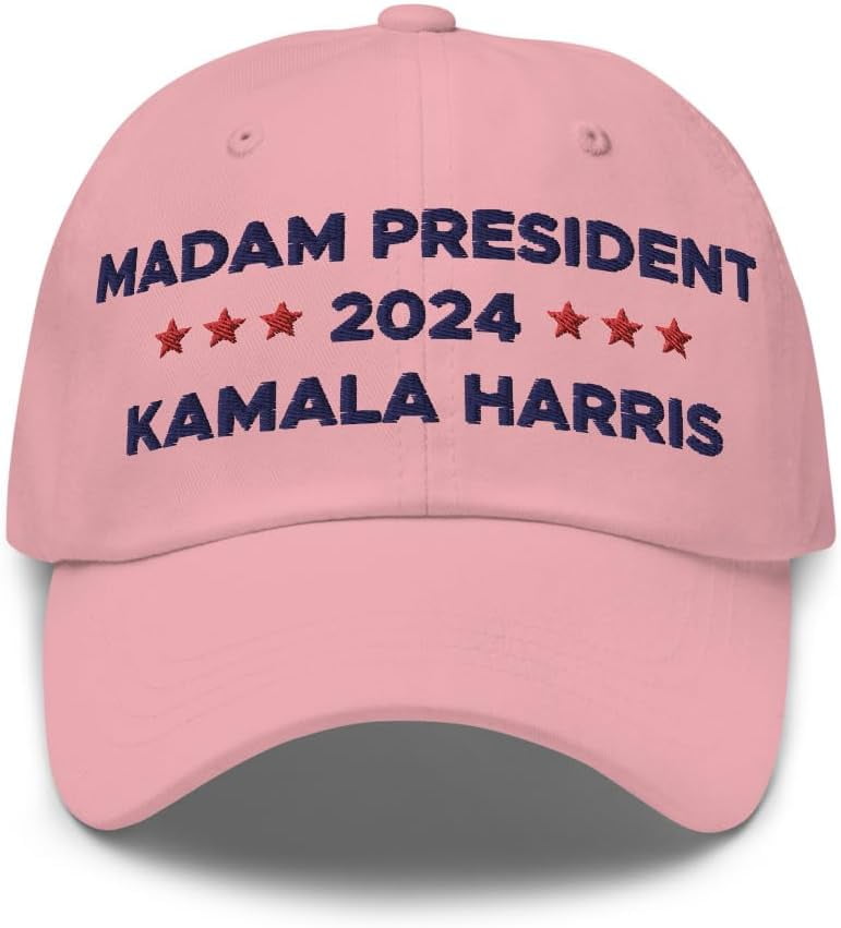 Kamala Harris Madam President 2024 Hat (Embroidered Dad Cap) - Walmart.com