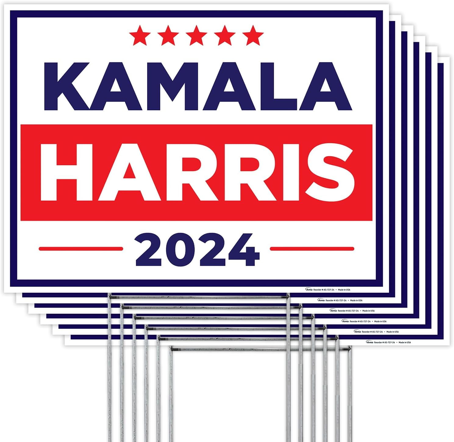 Kamala Harris For President 2024 Sign, Harris 2024 Yard Sign, 12x18 ...