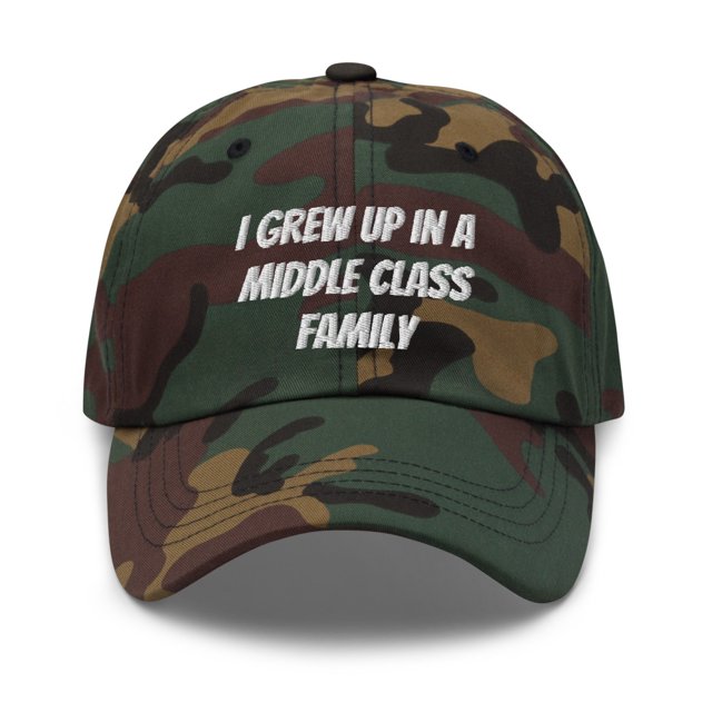 Kamala Harris Quote Embroidered Dad Hat, I grew up in a middle class ...