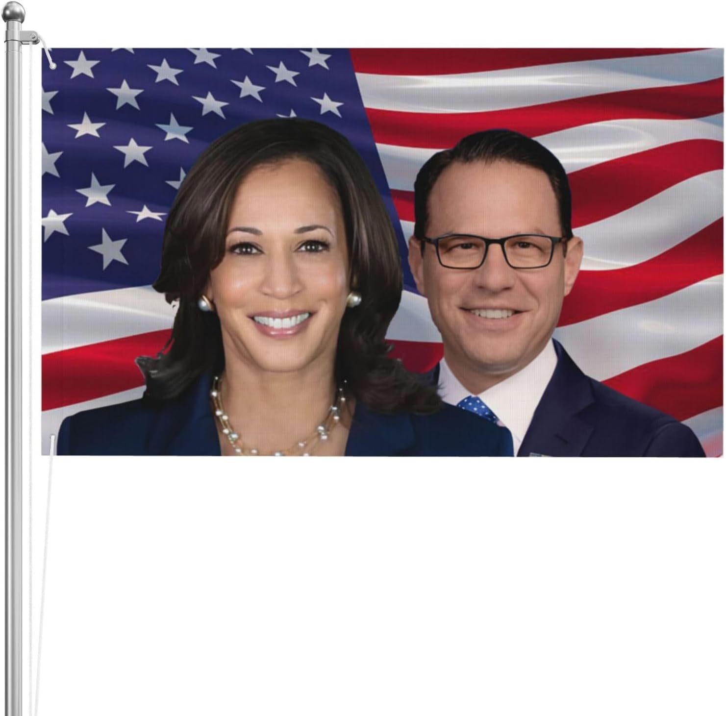 Kamala Harris Shapiro 2024 Flag 3x5ft 3 Ply Double Side Harris For ...