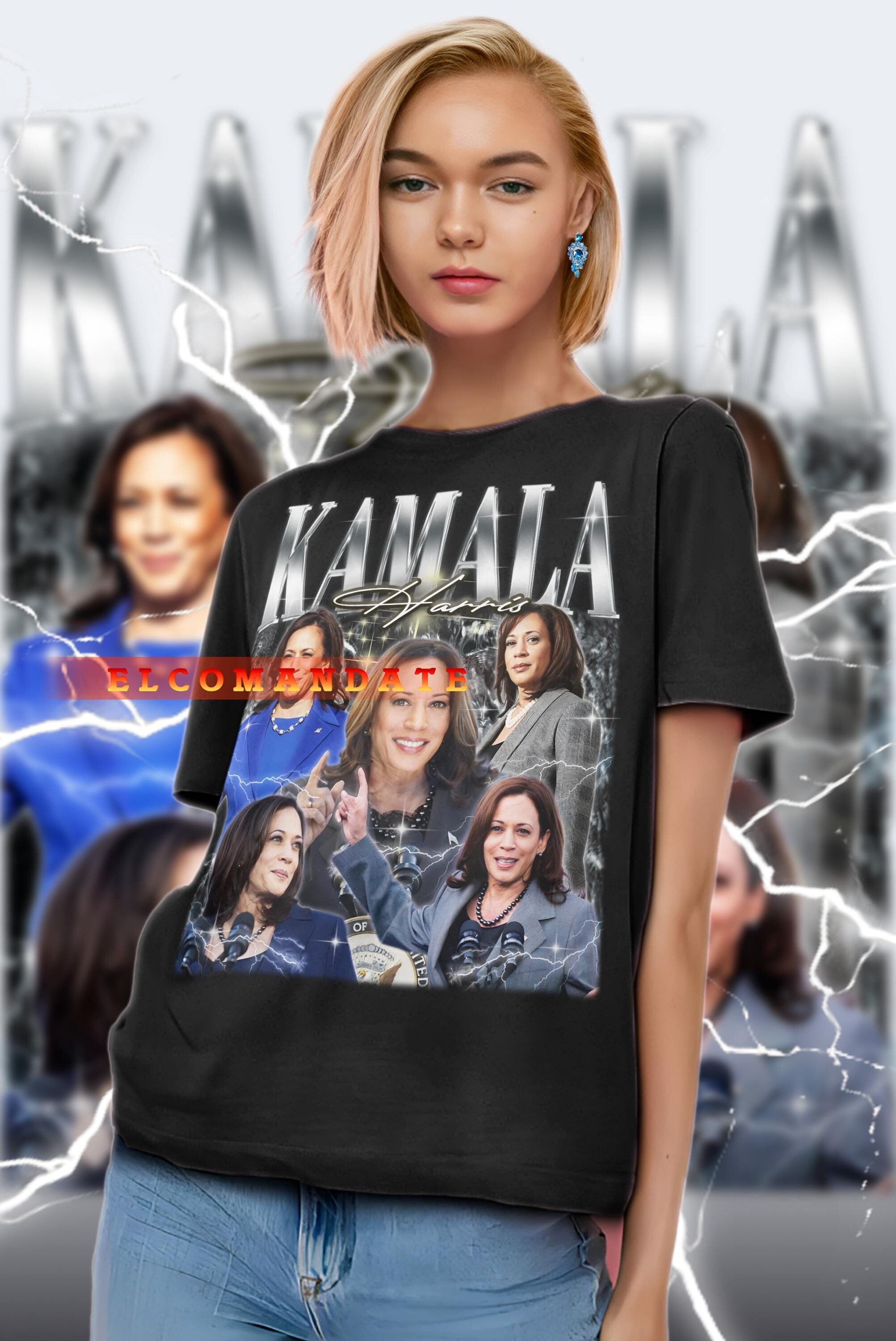 Kamala Harris Shirt Kamala Harris Vintage Shirt Kamala Harris Retro 90s ...