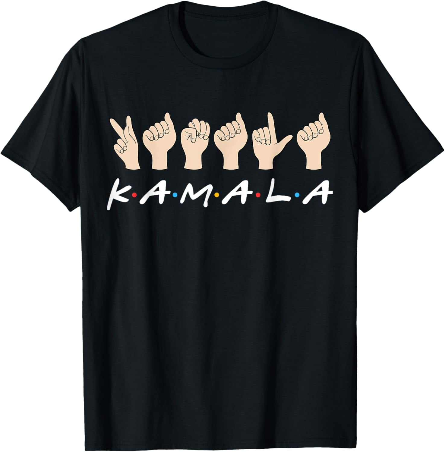 Kamala Harris Sign Language 2024 For President Campaign T-Shirt ...