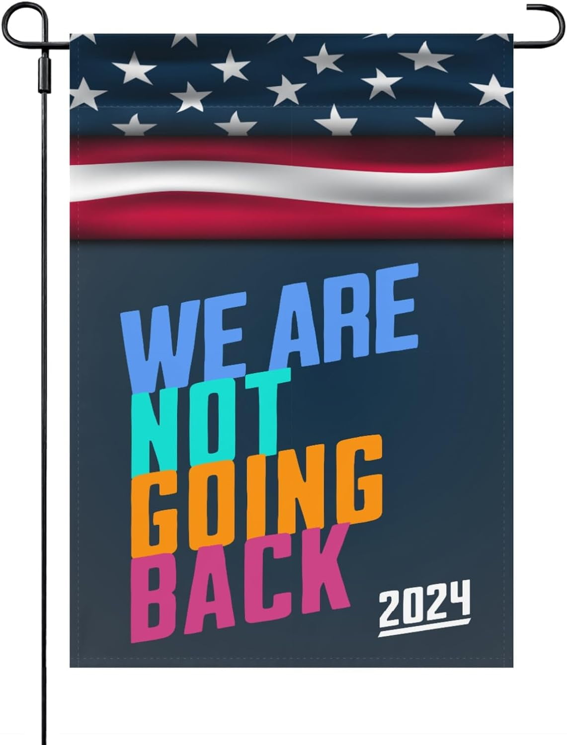 Kamala Harris Stars White Flag Yard Sign Wall Art Lawn Decor Home ...