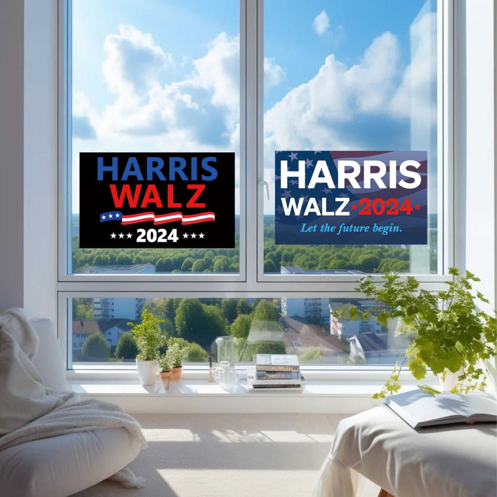 Kamala Harris Stickers 2 Pack 2024 President Vice President Car Truck ...