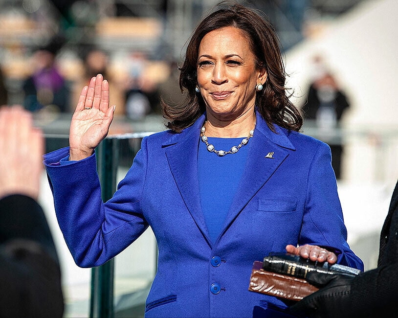Kamala Harris Takes Oath 59th Inauguration - Style A - 24x36 Inch ...