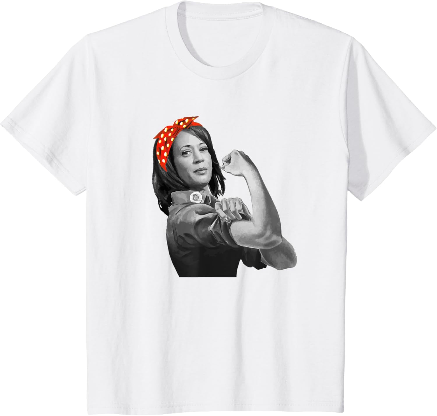 Kamala Harris The Riveter Vice President Inspire Feminist T-Shirt ...