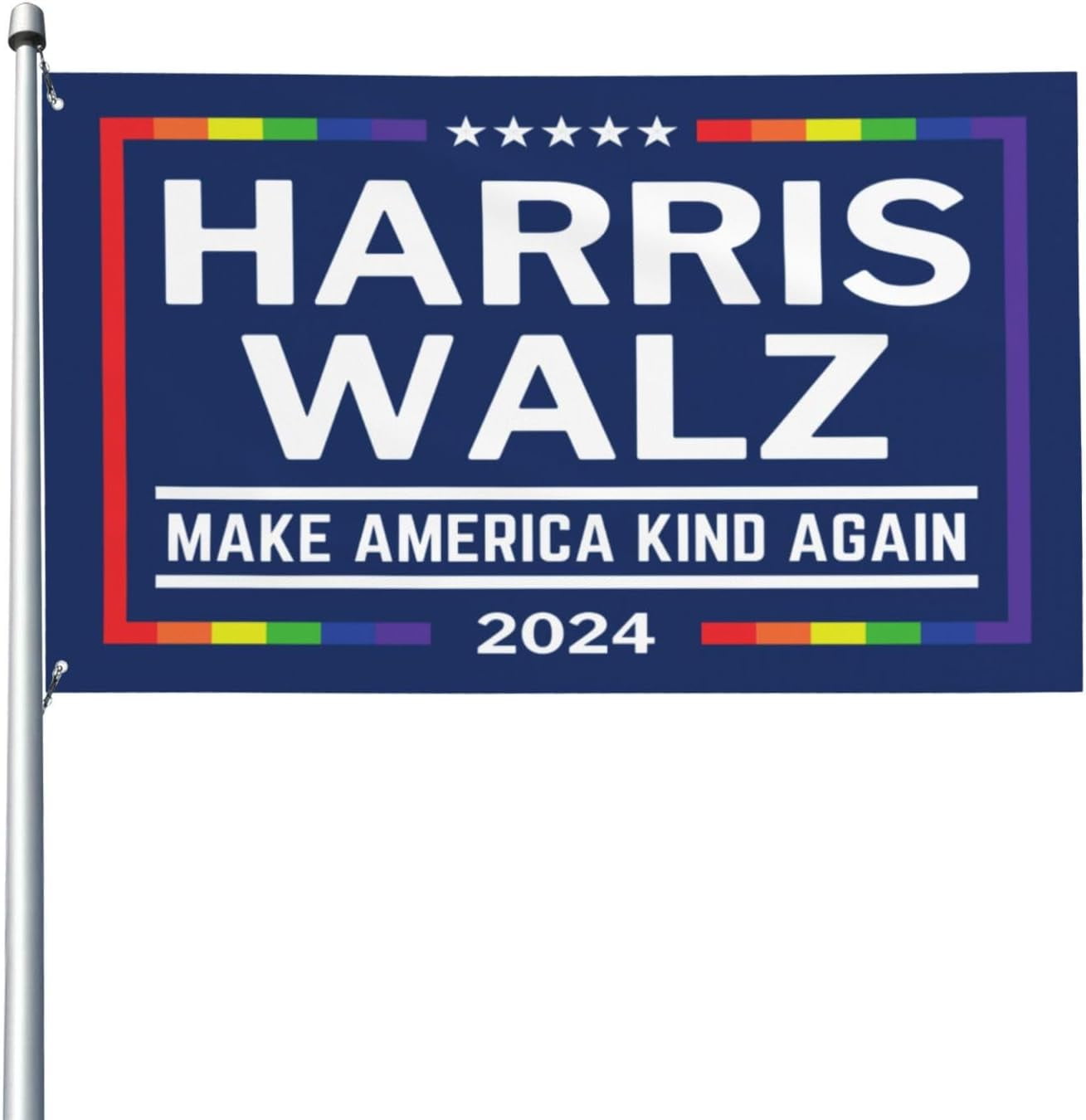Kamala Harris Tim Waltz 2024 Flag Harris Walz 2024 Flag Sign Make ...