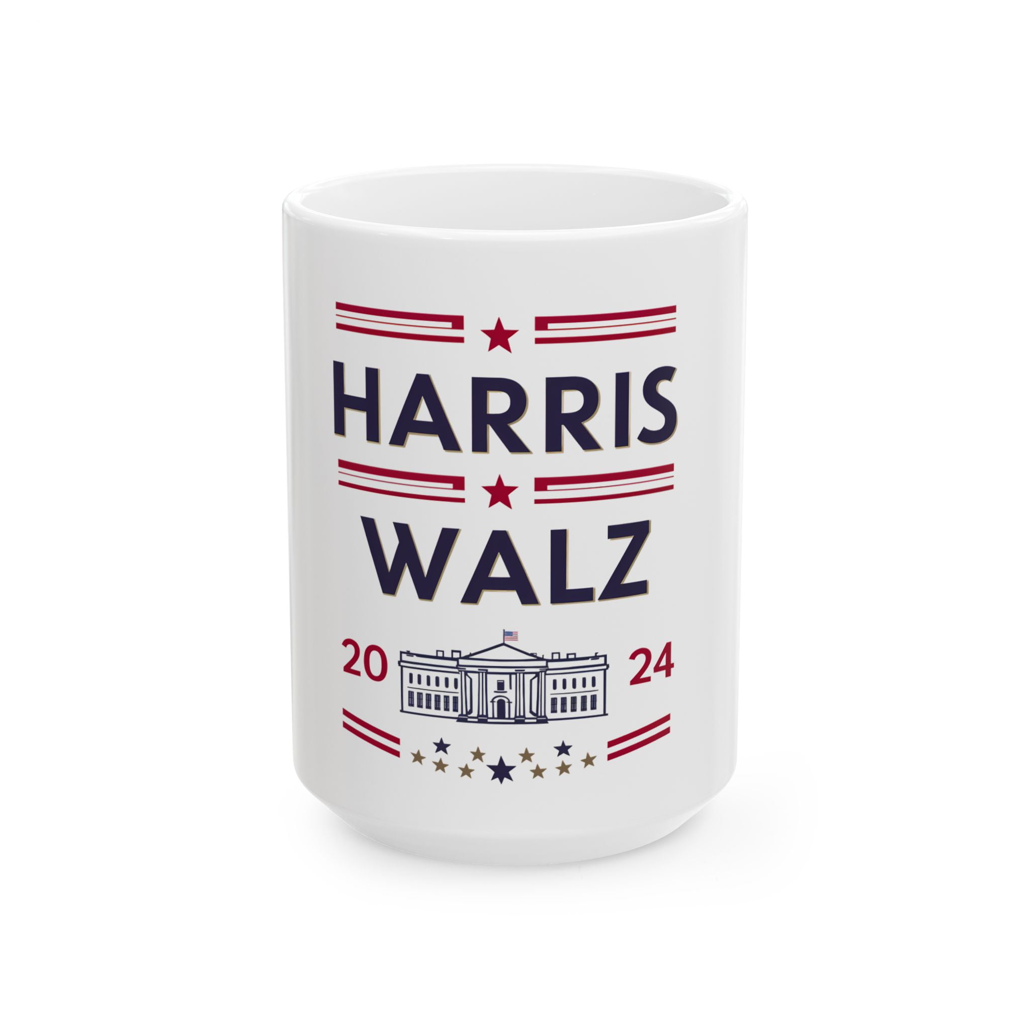 Kamala Harris Tim Walz 2024 Election Ceramic Mug (15oz) - Walmart.com