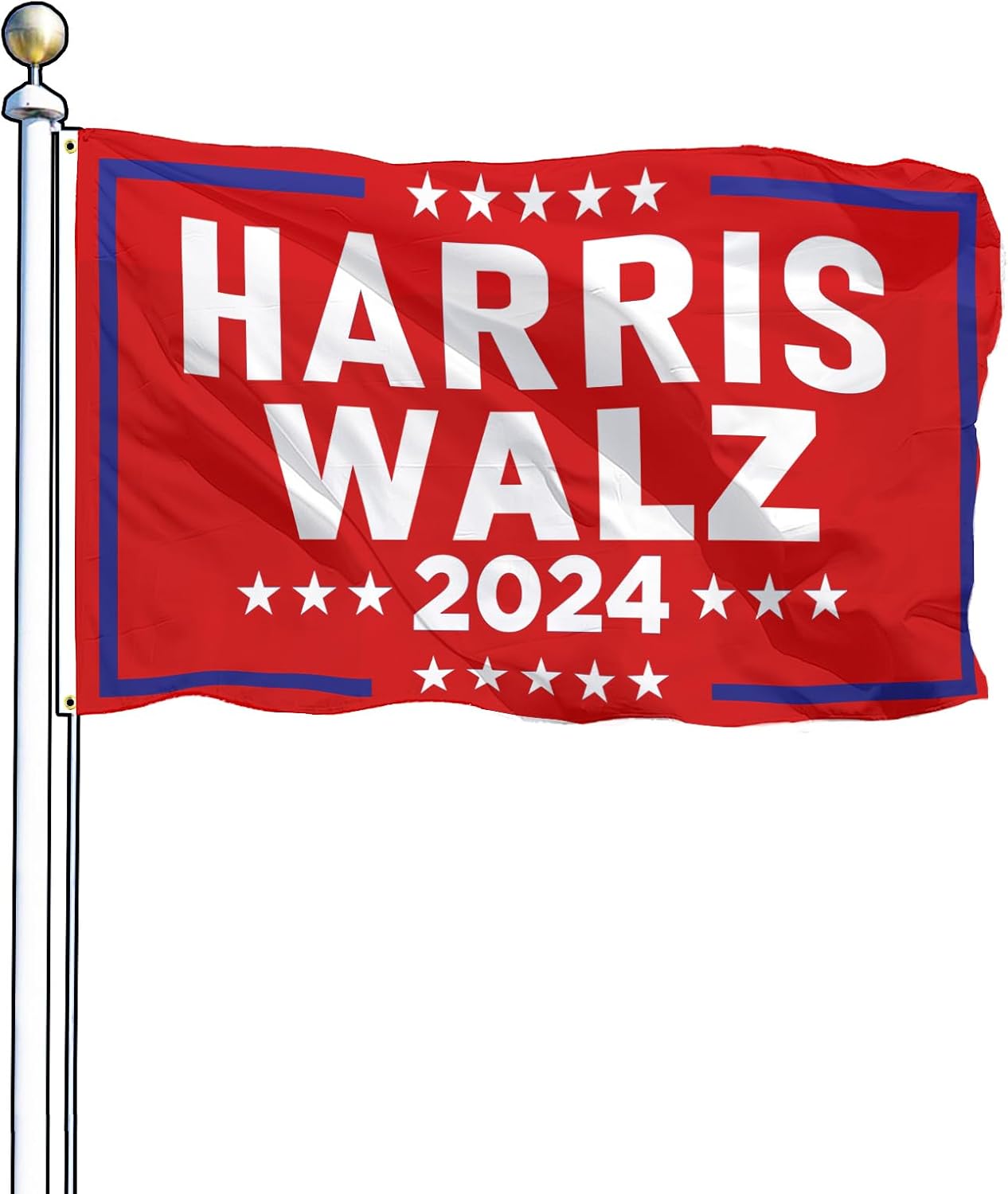 Kamala Harris Tim Walz 2024 Flag, Kamala Harris 2024 President For The ...