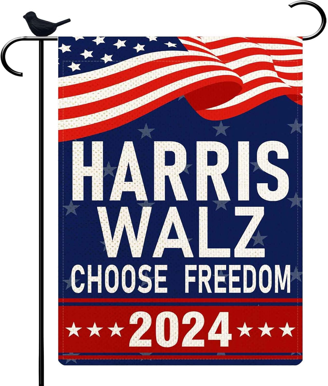 Kamala Harris Tim Walz 2024 Flags Kamala Harris 2024 Small Garden Flags ...