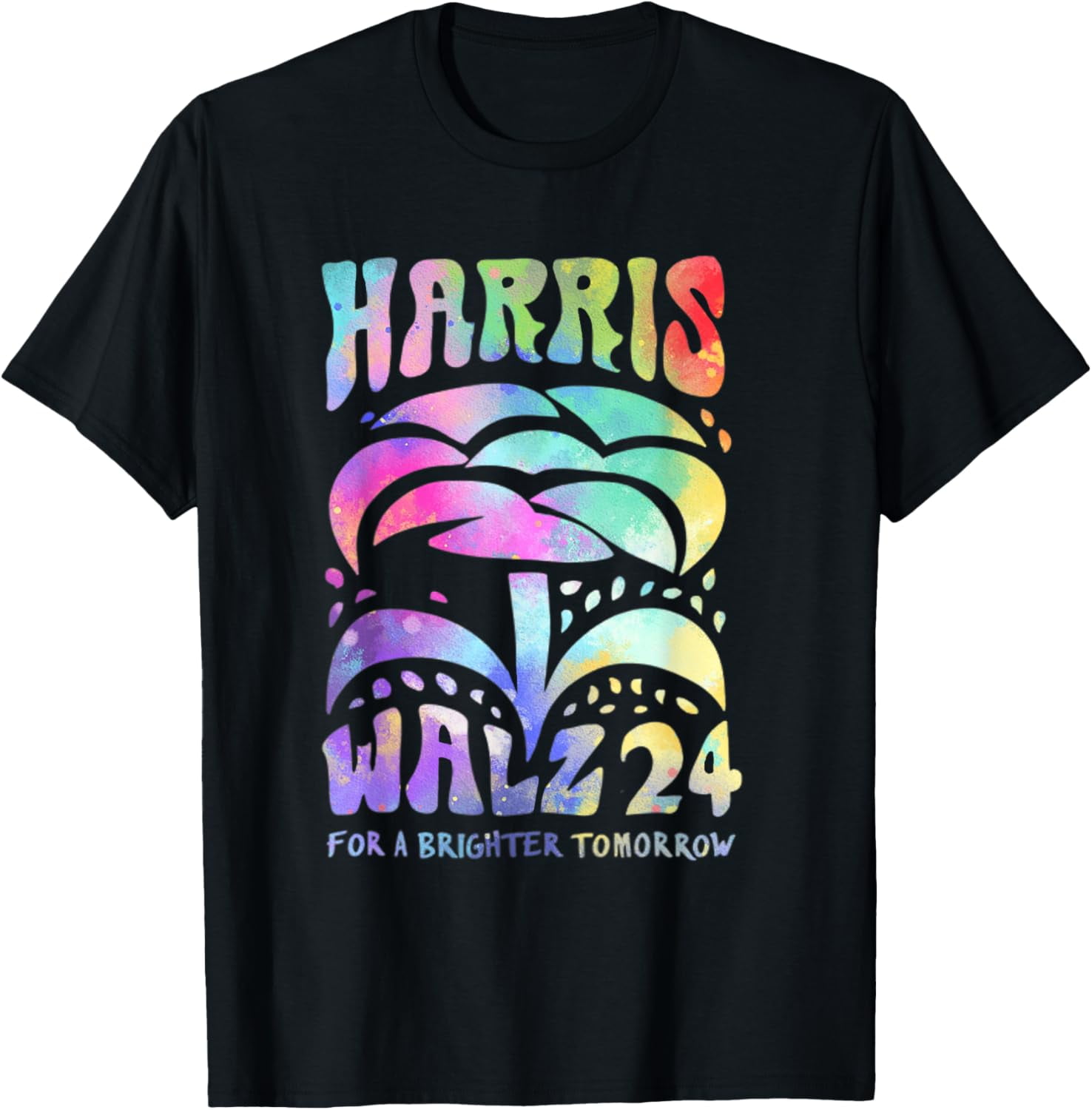 Kamala Harris Tim Walz 2024 Peace LGBT Harris Walz Waltz T-Shirt ...