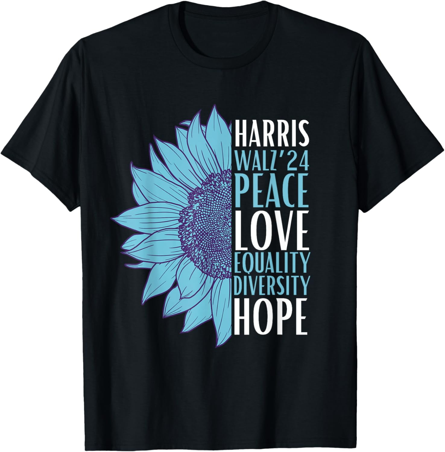 Kamala Harris Tim Walz 24 LGBT Harris Walz Waltz 2024 T-Shirt - Walmart.com