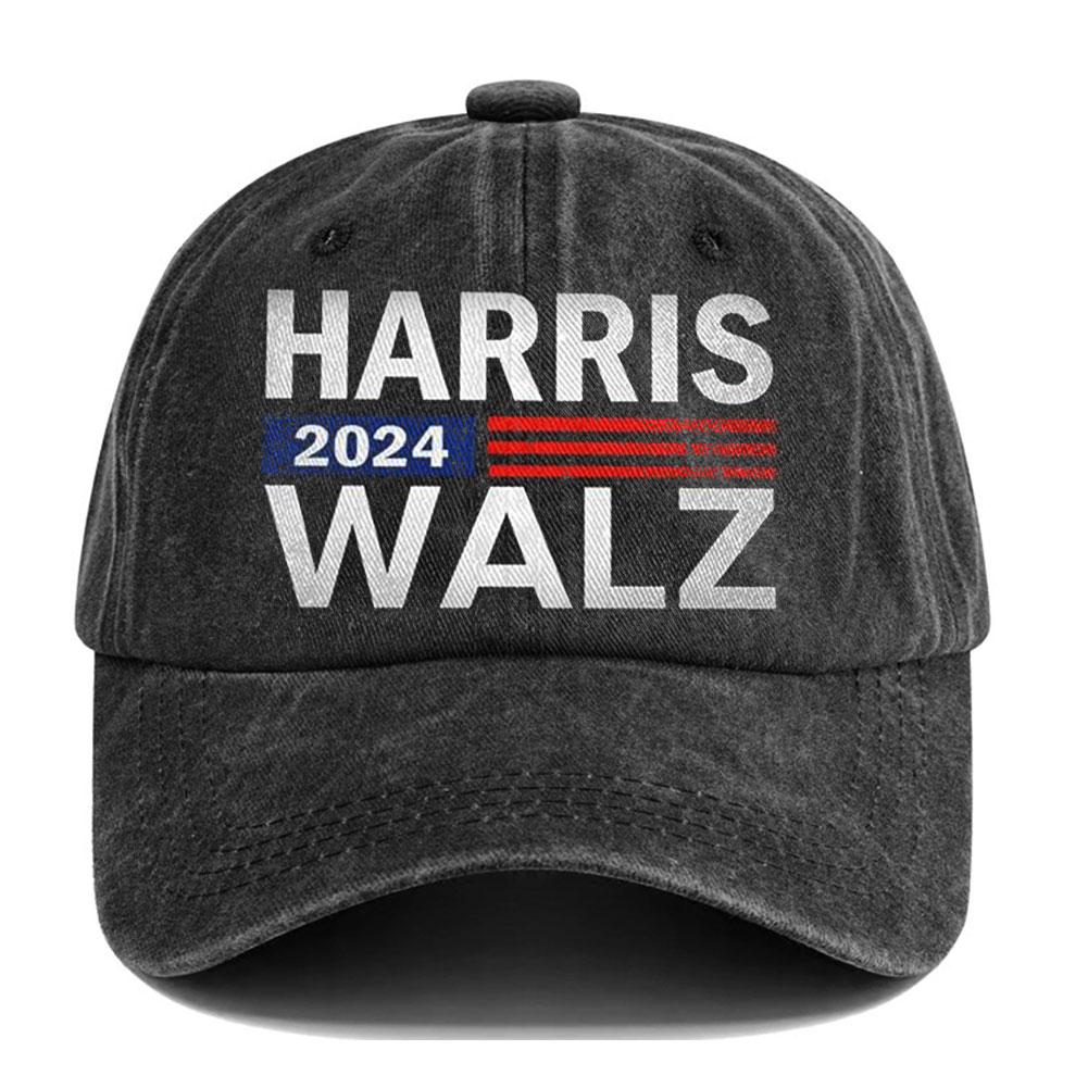 Kamala Harris Tim Walz Hat (Embroidered Dad Cap) Harris Walz 2024 USN ...