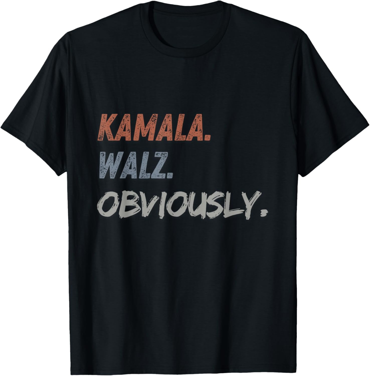 Kamala Harris Tim Walz Obviously Vote Harris Waltz 2024 T-Shirt ...