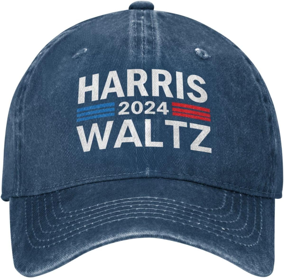 Kamala Harris Tim Walz Waltz 2024 Election Hat Denim Adjustable Caps ...