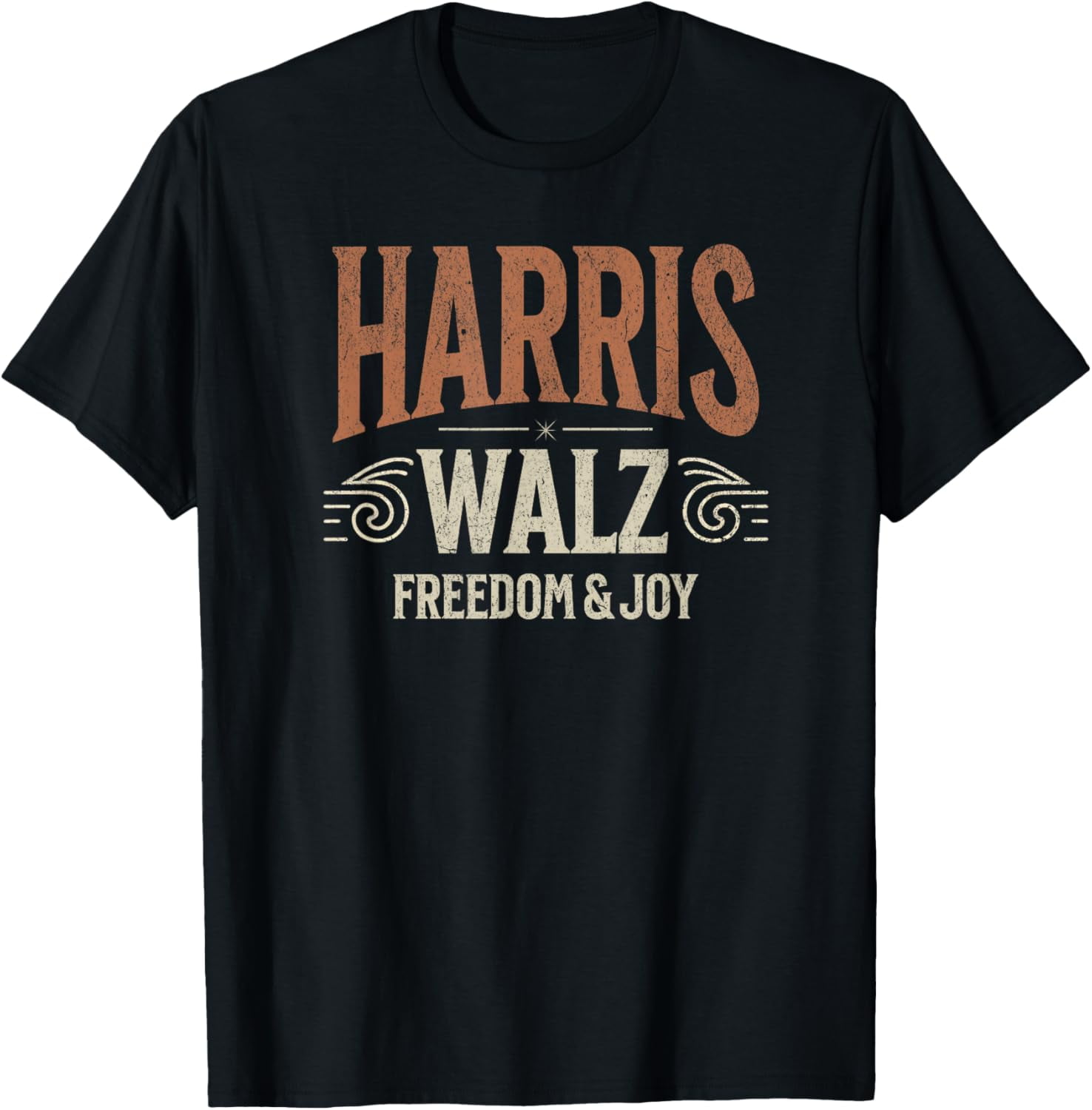 Kamala Harris Tim Walz Waltz 2024 Freedom & Joy T-Shirt - Walmart.com