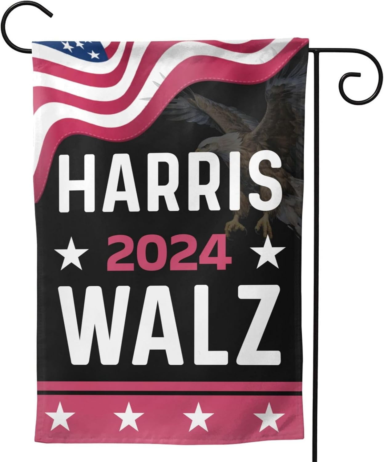 Kamala Harris Tim Walz Waltz 2024 Garden Flag Flag Kamala Harris Tim ...