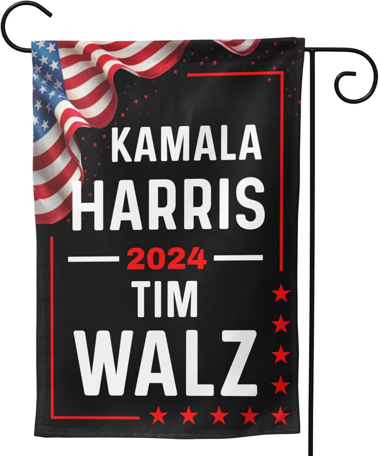 Kamala Harris Tim Walz Waltz 2024 Garden Flag Flag Kamala Harris Tim ...