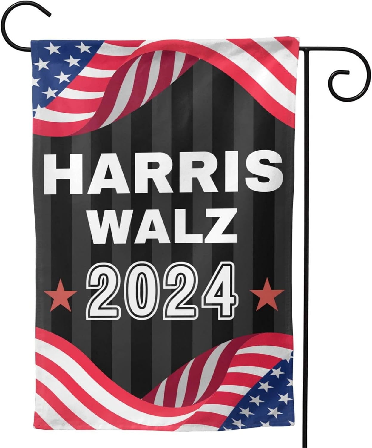 Kamala Harris Tim Walz Waltz 2024 Garden Flag Flag Kamala Harris Tim ...