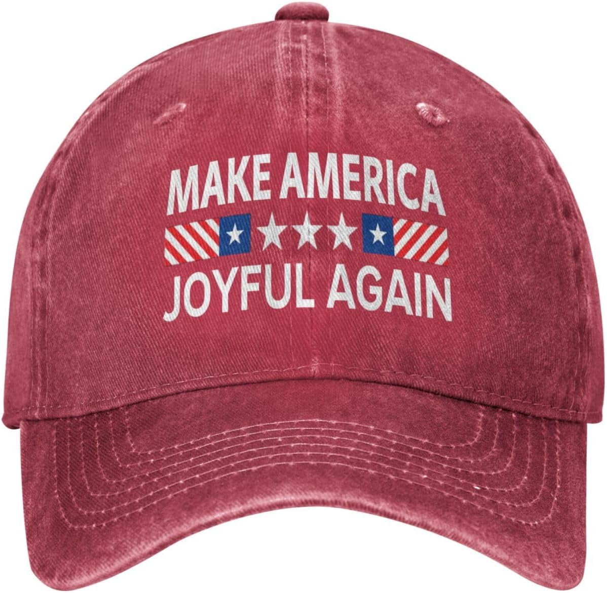 Kamala Harris Tim Walz Waltz 2024 Make America Joyful Again Hat Vintage