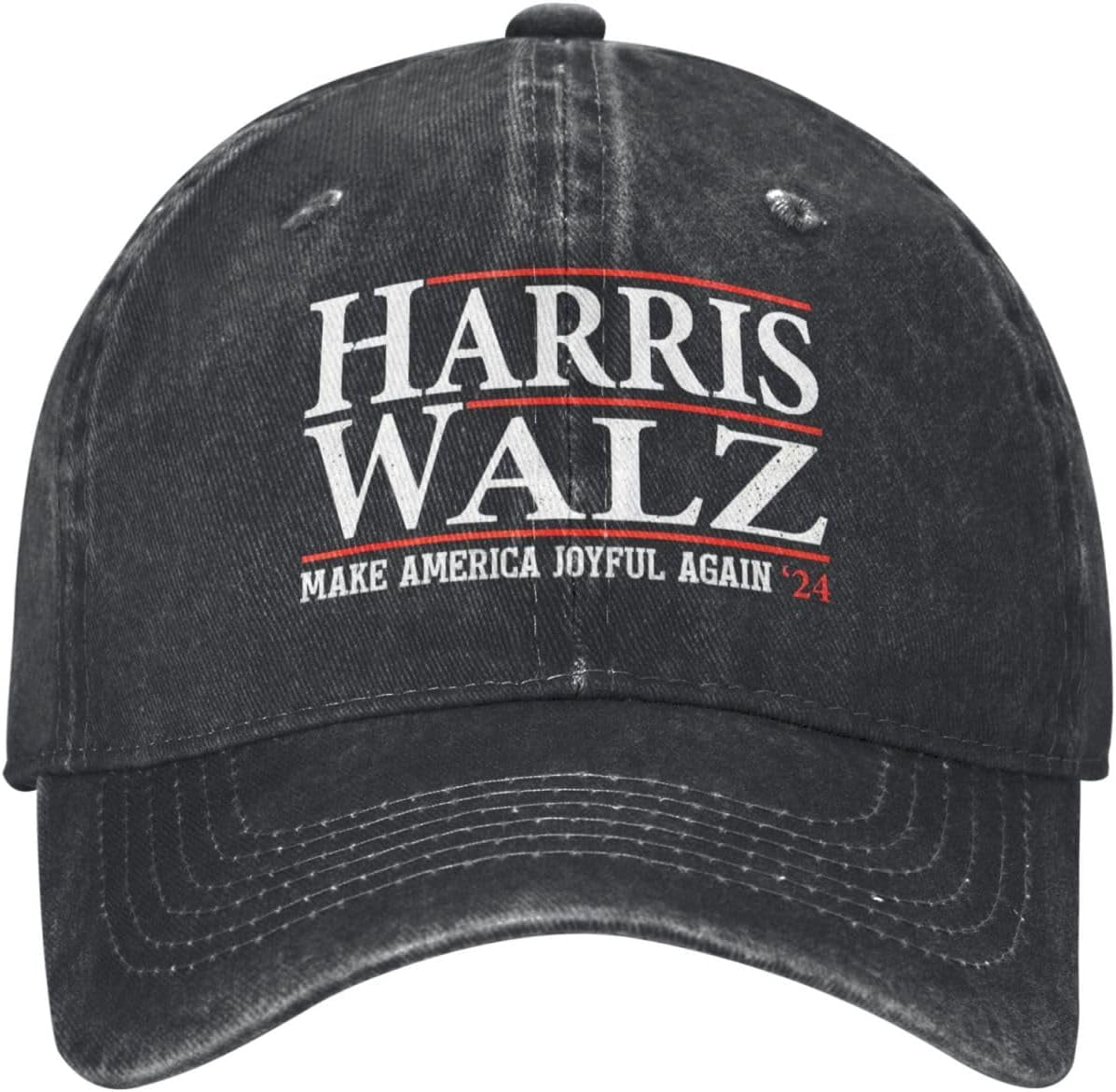 Kamala Harris Tim Walz Waltz 2024 Make America Joyful Again Hats Low
