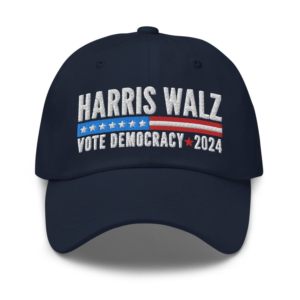 Kamala Harris Tim Walz Waltz Embroidered Dad Hat, Harris Walz 2024 US ...