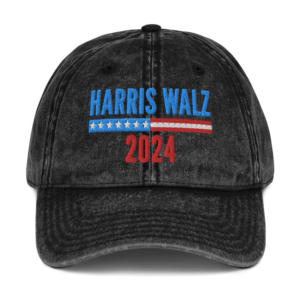Kamala Harris Tim Walz Waltz Embroidered Vintage Cap, Harris Walz 2024 ...