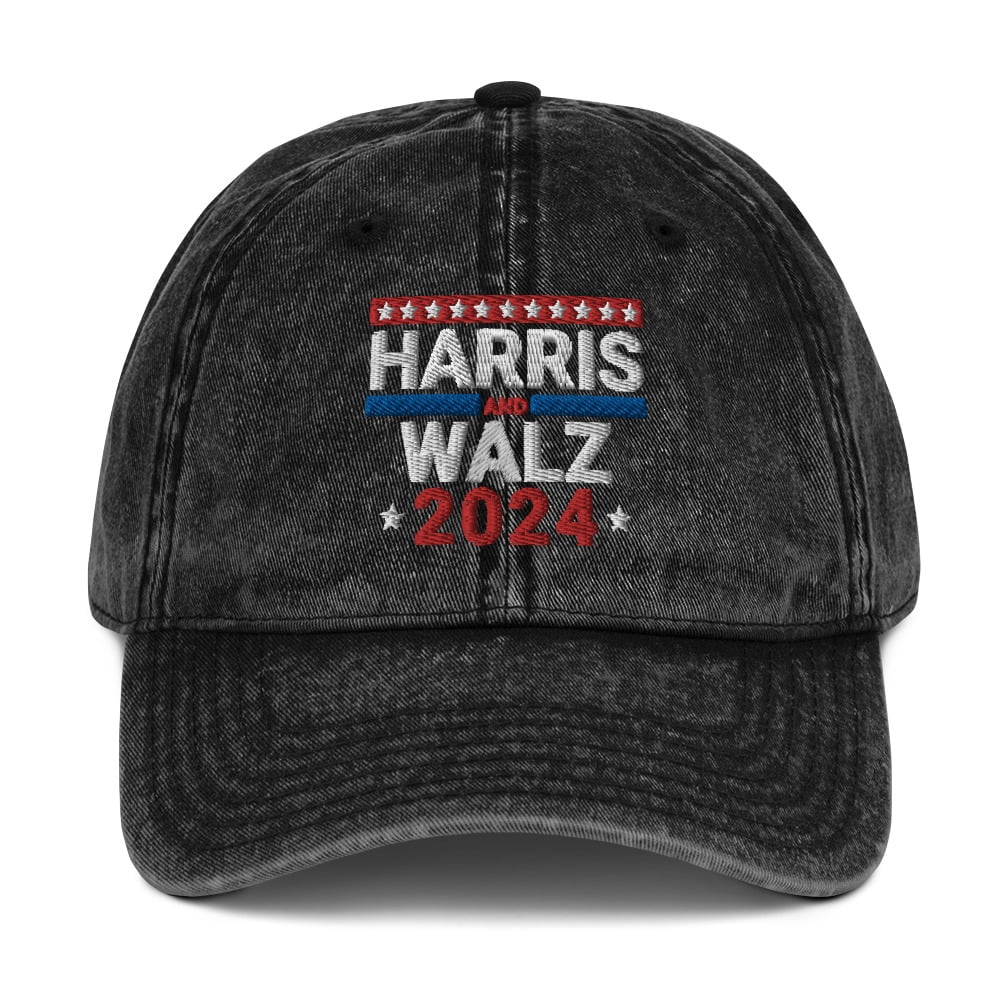 Kamala Harris Tim Walz Waltz Embroidered Vintage Cap, Harris Walz 2024 ...