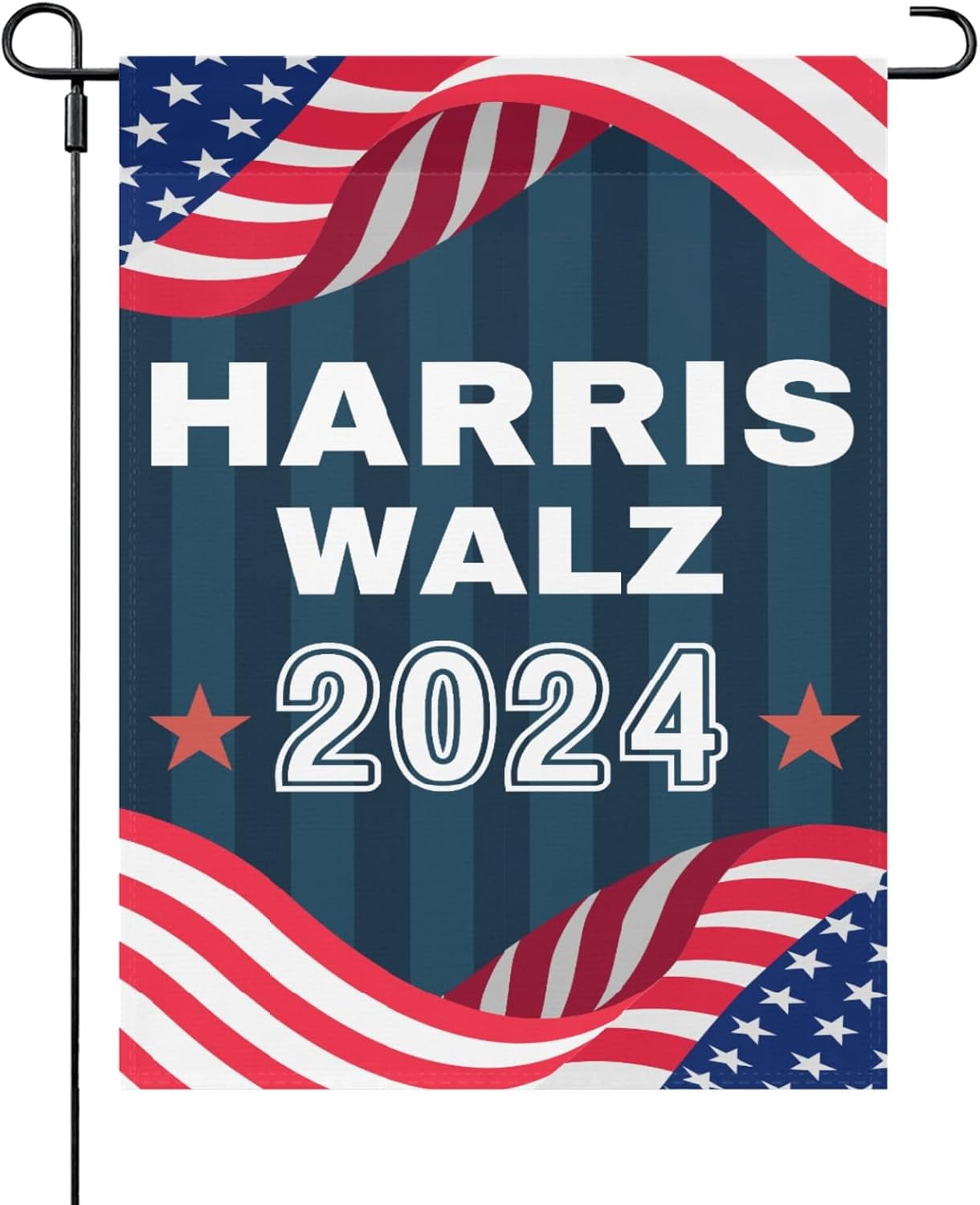 Kamala Harris Tim Walz Waltz Flags Kamala Harris Tim Walz Waltz Garden ...