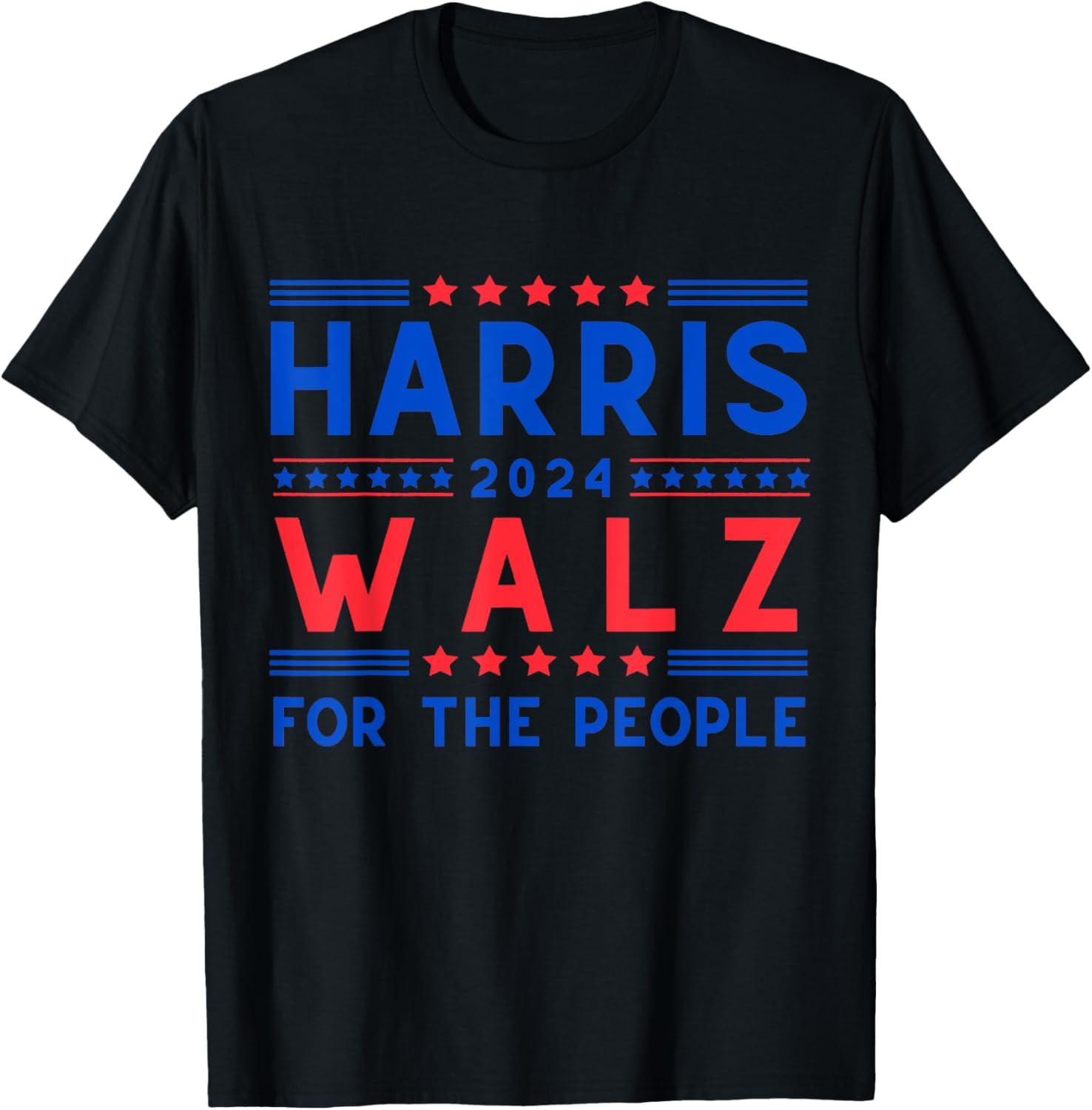 Kamala Harris Tim Walz Waltz For The People 2024 T-Shirt - Walmart.com