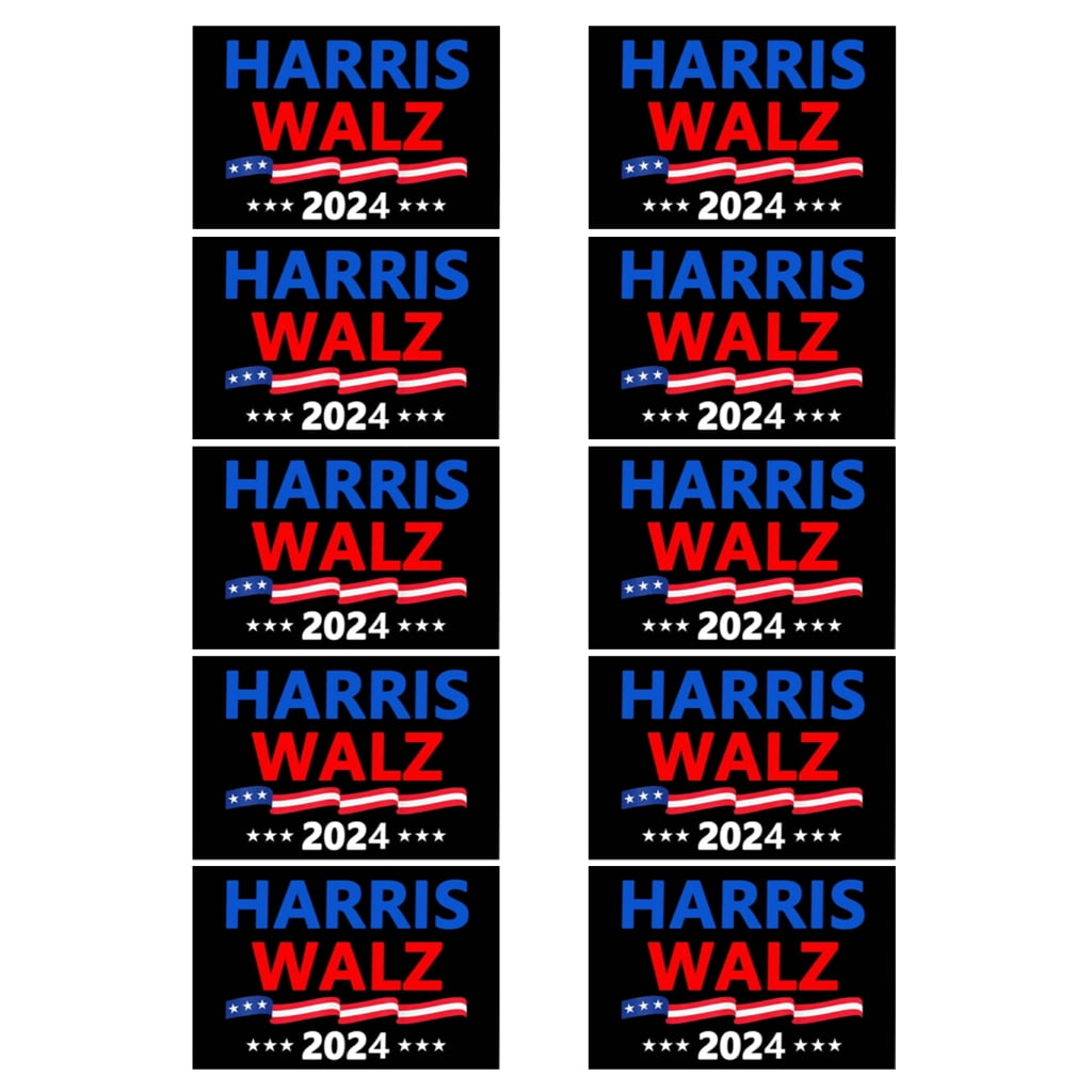 Kamala Harris Tim Walz Waltz for President Stickers Car Bumper Window ...