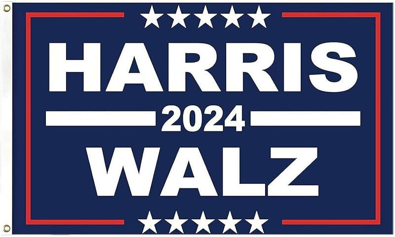 Kamala Harris Waltz 2024 Flag, Kamala Harris for President 2024 Banners ...
