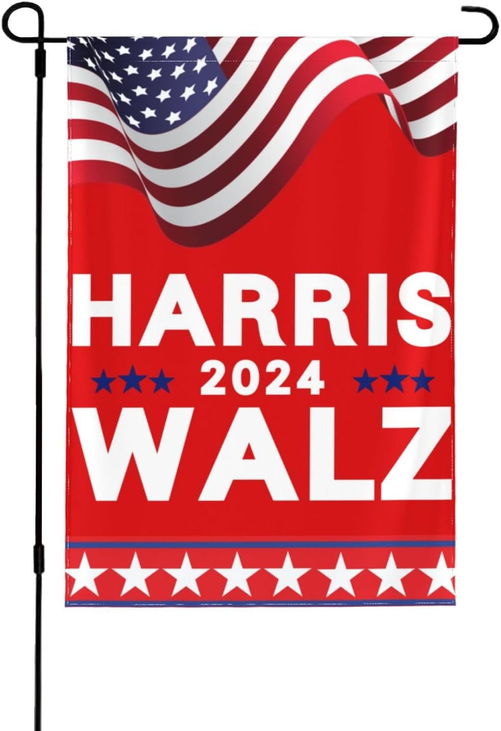 Kamala Harris Waltz 2024 Garden Flag 12.5"X18" Outdoor Double Sided ...