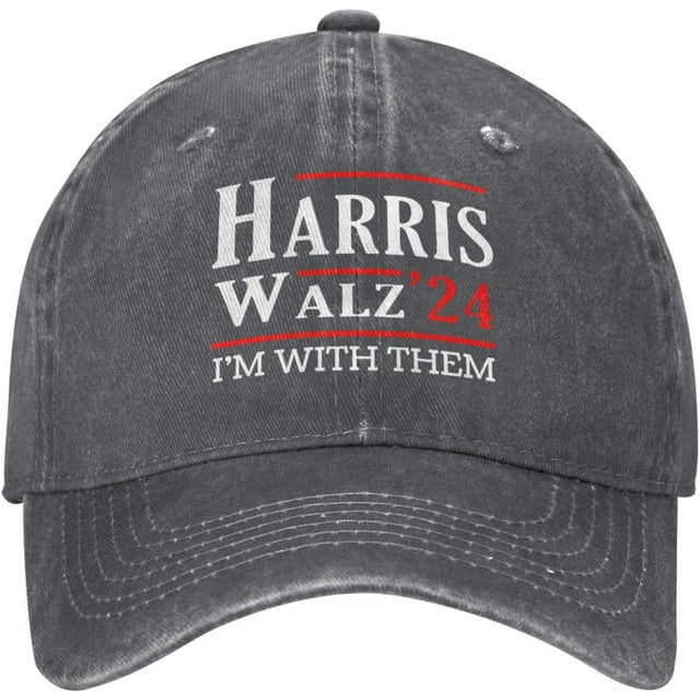 Kamala Harris Waltz 2024 Harris Tim Walz 2024 Im With Them Hat For Women Baseball Hats