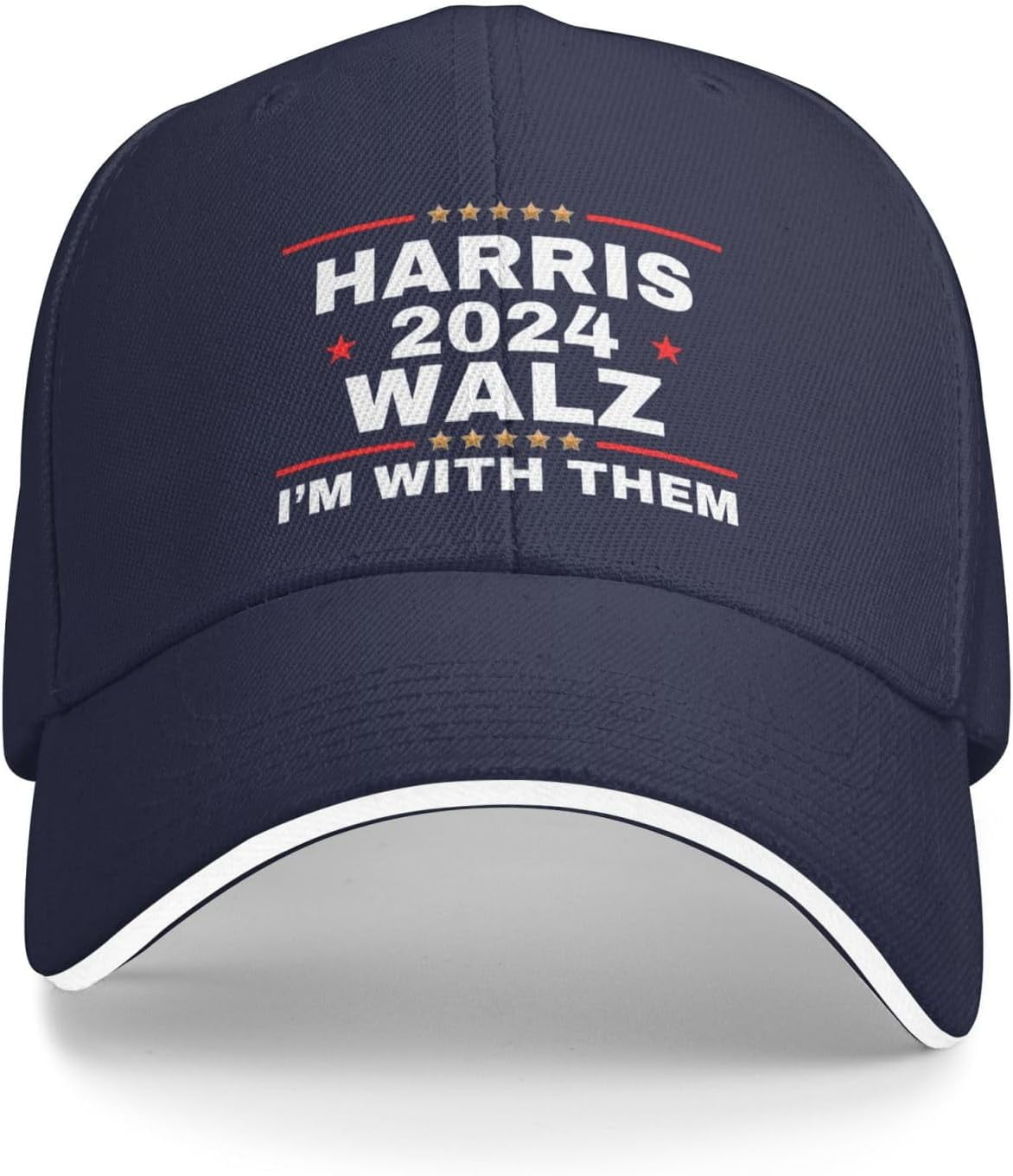 Kamala Harris Waltz 2024 Harris Walz 2024 Im With Them Hat For Women Baseball Hats Graphic Caps
