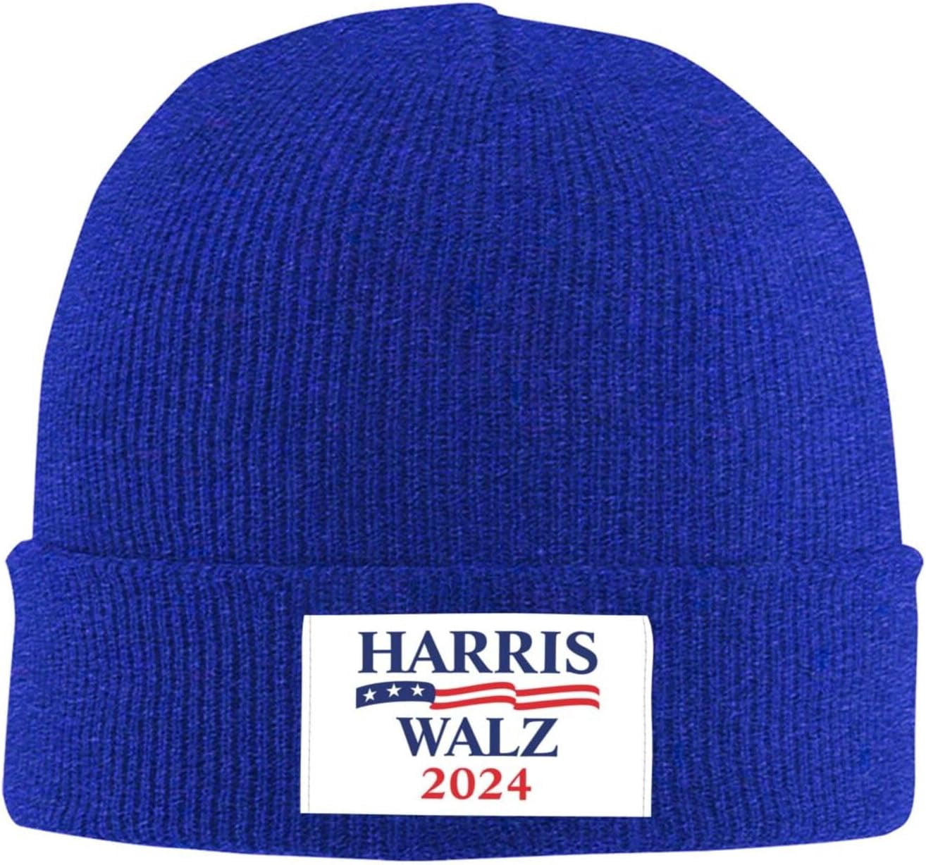 Kamala Harris Waltz 2024 Knit Hat Warm & Soft Daily Cuff Hat Black ...